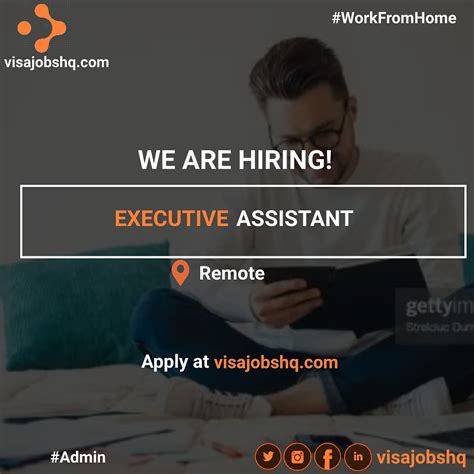 Executive Assistant Remote Work From Home