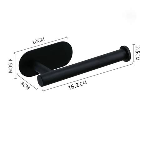 스테인레스 스틸 종이 타월 홀더 접착식 화장실 롤 종이 홀더 구멍 펀치 없음 주방 욕실 화장실 연장 보관 랙