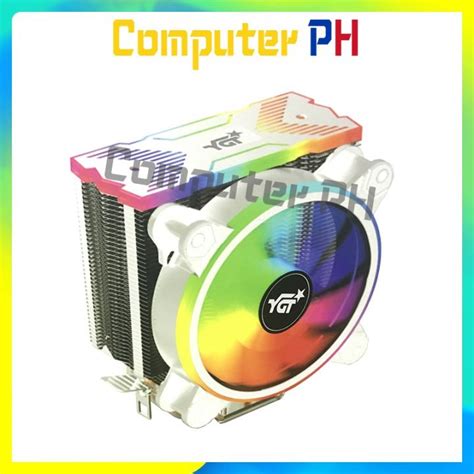♩ygt Cla4200 Plus Intel Amd Processor Coole Cpu Cooler Rgb Led Tower Type Heatsink Fancpu Fan