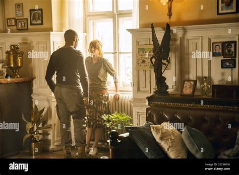 Outside The Wire From Left Anthony Mackie Emily Beecham 2021 Ph Jonathan Prime © Netflix