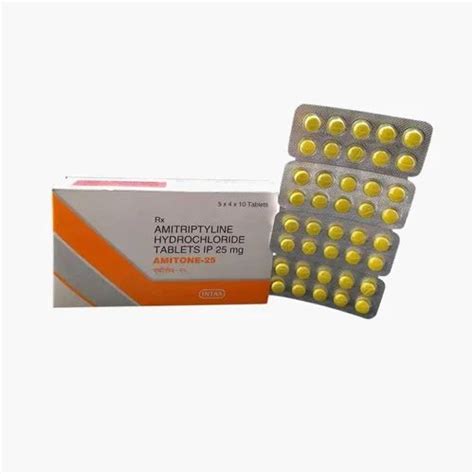 Amitone 25 Amitriptyline Tablets Strength 25 Mg At Rs 50stripe In Nagpur