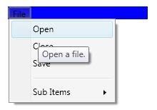 Menus In WPF
