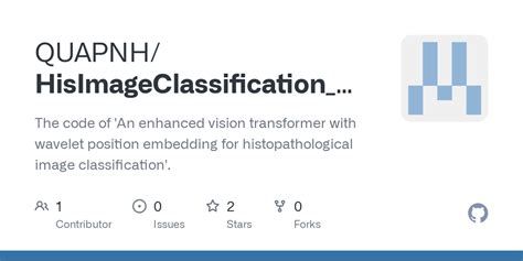 Github Quapnh Hisimageclassification Evt The Code Of An Enhanced Vision Transformer With