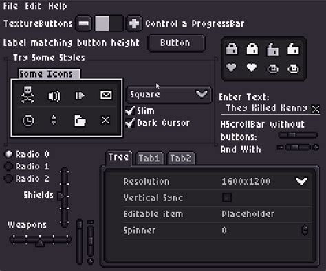 Generic Dark Pixel Ui By Flatus