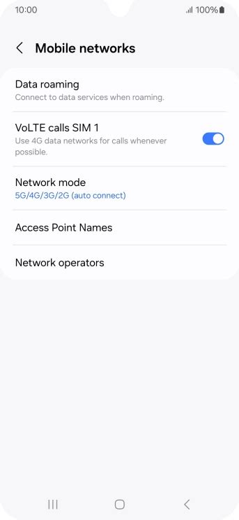 Selecting Network On Your Samsung Galaxy A15 5g Android 14 Ee