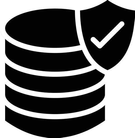 Database Protection Glyph Icon 11260688 Vector Art At Vecteezy