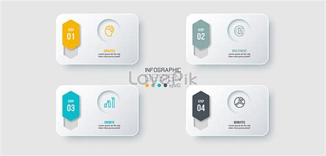 다이어그램이 있는 인포그래픽 비즈니스 개념 일러스트 무료 다운로드 Lovepik