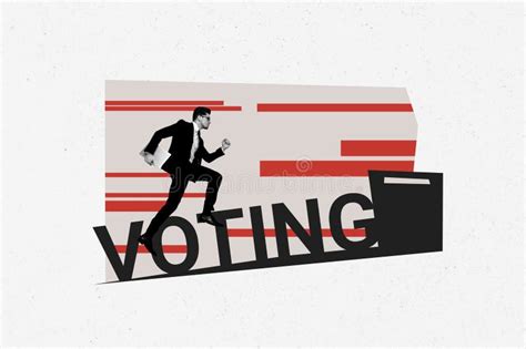 Composite Trend Artwork Sketch Image Photo Collage Of Voting Banner