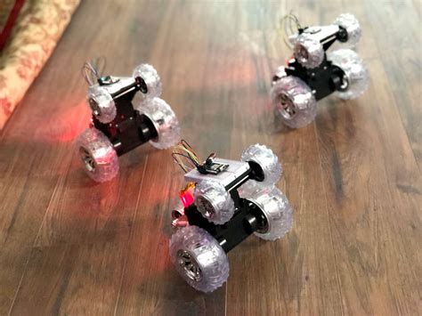 Learn About Mesh Networking By Building This Swarm Of Particle Powered Robots Tutorials Particle