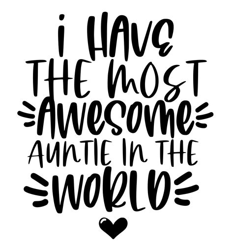 Matching The Most Awesome Auntie In The World V Dtf Printco