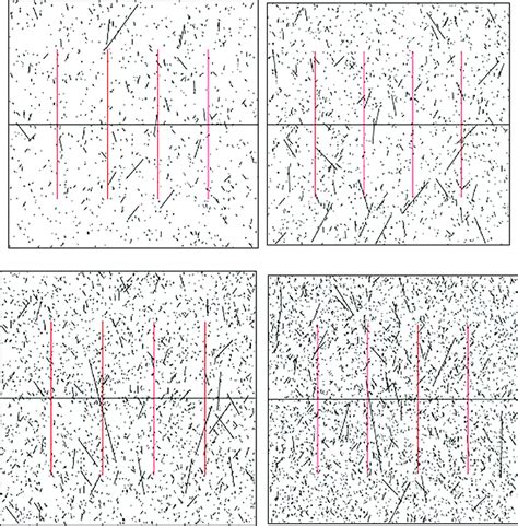 numerical simulation case on natural fracture fractal dimensions l min