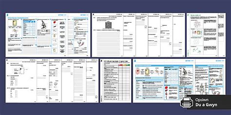Cells And Movement Across Cell Membrane Revision Pack