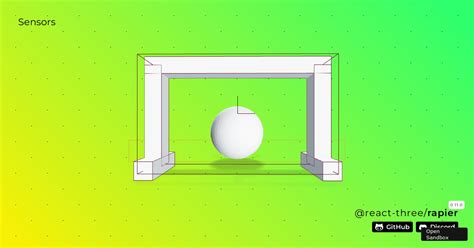 react three rapier sensors forked codesandbox