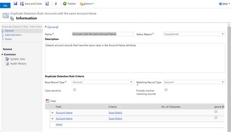 Dynamics Crm Duplicate Detection Carl De Souza