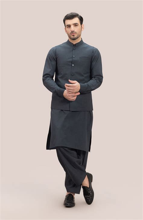 Waistcoat Shalwar Suit