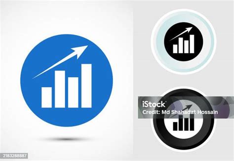 막대 차트 아이콘 디자인 일러스트 레이 션 그래프 로고 성장 기호 성장 차트 개념에 대한 스톡 벡터 아트 및 기타 이미지 개념 개념과 주제 개선 Istock