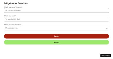 Example Dynamic Flow Old Codesandbox
