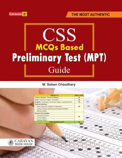CSS MCQ Soban Preliminary Test Guide Rs 2200