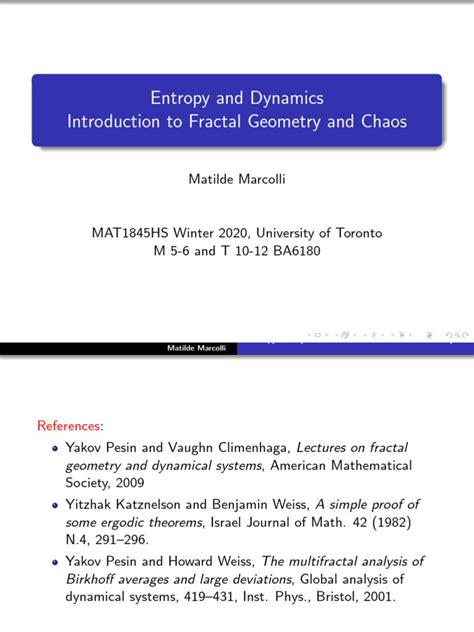 Fractal Geometry And Chaos Pdf Dynamical System Applied Mathematics