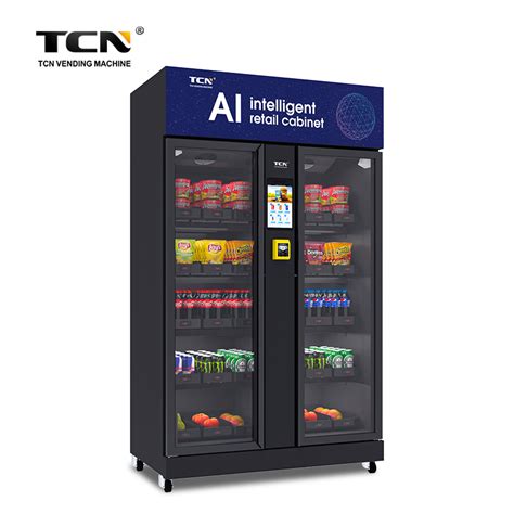 Smart Cooler Vending Machine Large Smart Fridge Vending Machine，ai