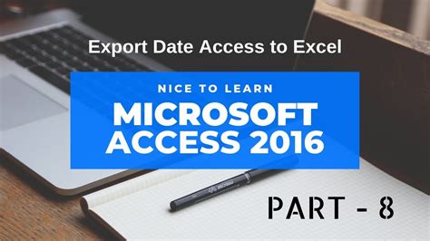 Export Data Access To Excel Youtube