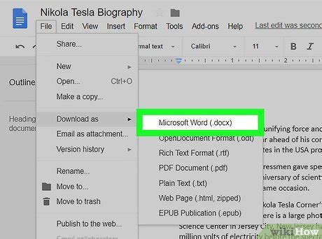 How To Convert A Doc File To A Docx File With Pictures WikiHow