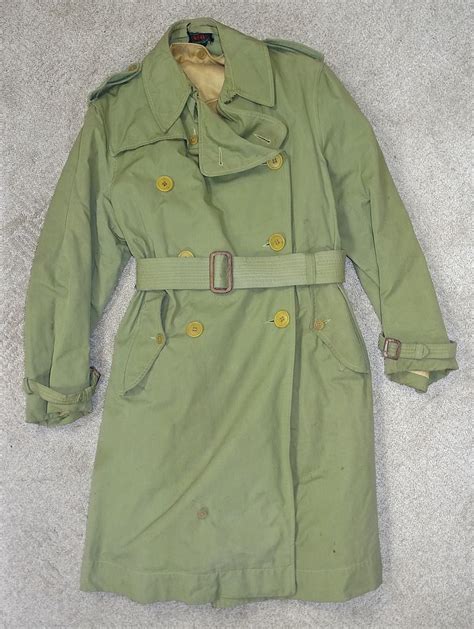 Army Officer Trench Coat