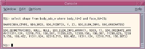 Representation Of One Polygon In Oracle Spatial 8i Download