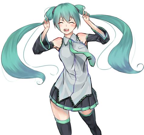Hatsune Miku Vocaloid Drawn By Rolua Danbooru