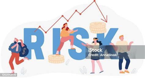 금융 위험 및 경제 위기 개념 눈가리개를 하는 사업가들이 화살 그림 을 따라 걷습니다 투자 실패 돈 문제 포스터 배너 전단지 브로셔 만화 플랫 벡터 일러스트 개념에 대한