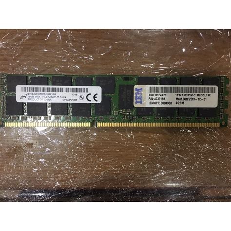 Ram Sever And Workstation Ibm Ddr3 16gb Ecc 12800r Registered Tự Fix Lỗi Shopee Việt Nam