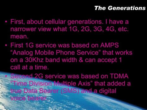 Next Generation Mobile Technology Pps