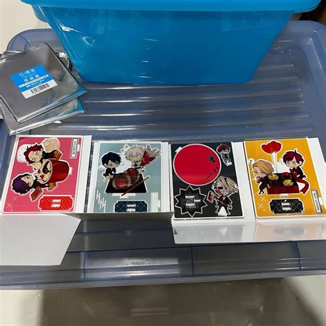 Meguru Hinohara Art Exhibition Chibi Stand Set X4 Kamisama No Uroko Therapy Game X2