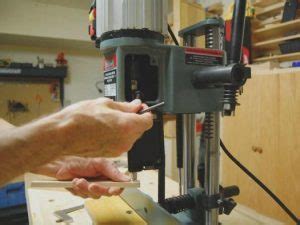 How To Use A Benchtop Hollow Chisel Mortiser Canadian Woodworking