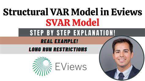 Structural Var Model In Eviews Long Run Restrictions Youtube