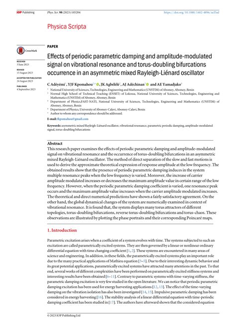 Effects Of Periodic Parametric Damping And Amplitude Modulated Signal On Vibrational Resonance