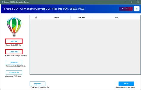 Sysinfo CDR File Converter To Convert CDR Files On Windows Mac
