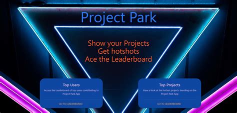 GitHub Project Park Project Park A Project Storing Website For Managing Your Projects And