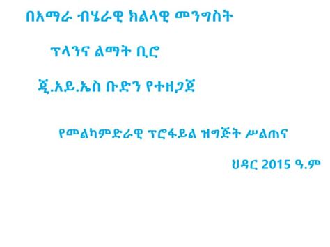 Gis Profile Presentationpptx