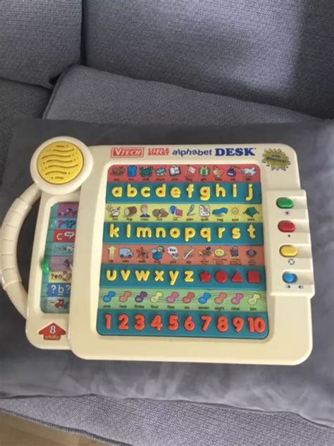 Vintage Vtech Talking Little Smart Alphabet Desk Learning Rare Working