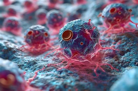 Premium Photo Cancer Cell In The Body Medical Concept Of Cancer
