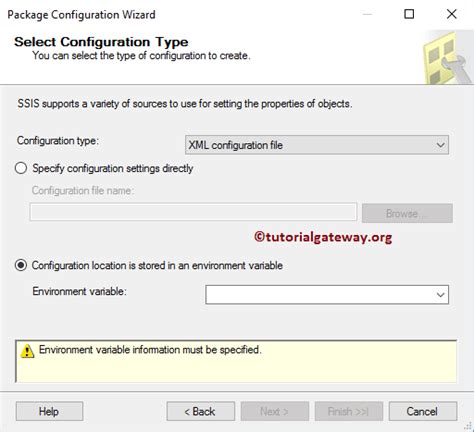 Ssis Package Configuration Using Xml Configuration File Part 2