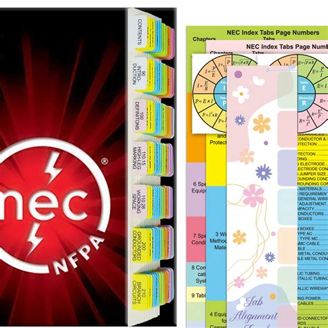 Nec Tabs 120 Pcs For 2020 National Electrical Code Book Not Included Color