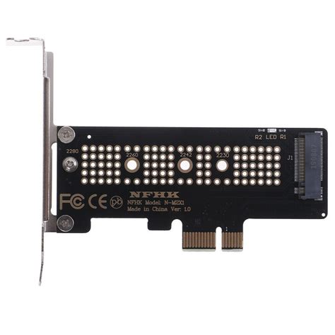 ตัวแปลง SSD NVMe PCIe M.2 NGFF SSD to PCIe x1 adapter card PCIe x1 to M ...