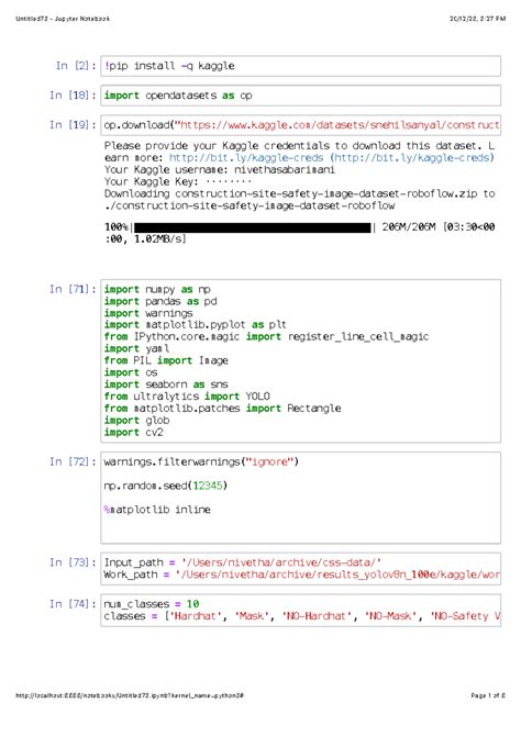 Jupyter Notebook In 2 In 18 In 19 In 71 In 72 In 73