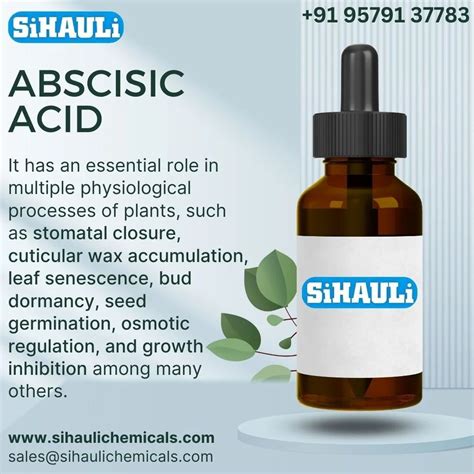 Abscisic Acid Abscisic Acid Aba Latest Price Manufacturers And Suppliers