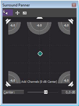 The Surround Panner Window
