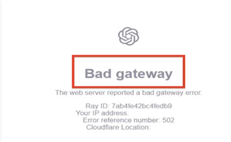 How To Fix Bad Gateway Error On Chat Gpt Explained Brunchvirals