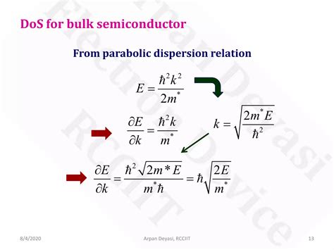 Density Of States Of Bulk Semiconductor Pdf