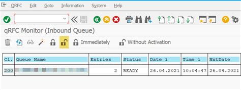 Smq2 The Queue Is Registered And Therefore Cannot Be Activated